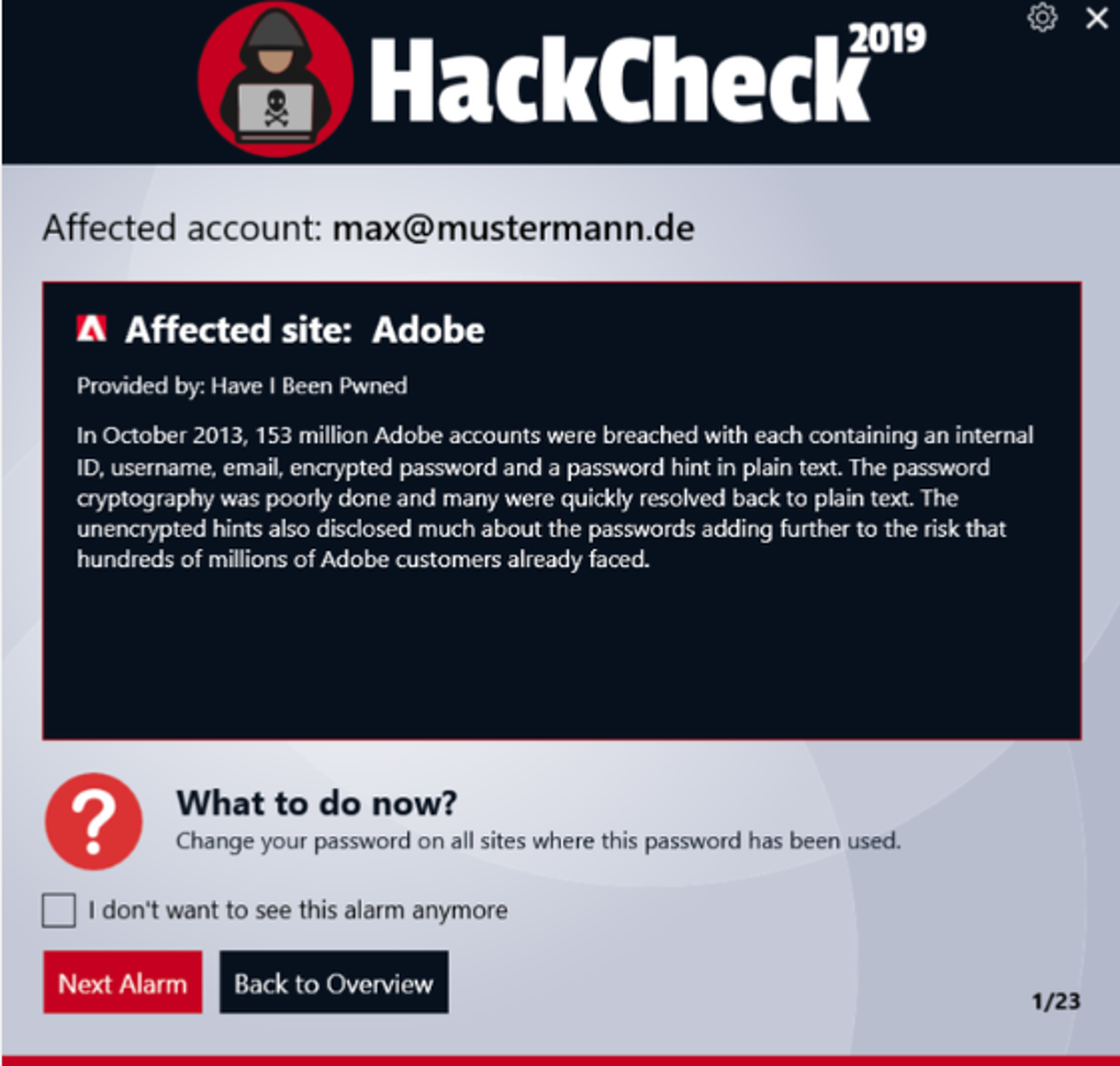HackCheck - Download